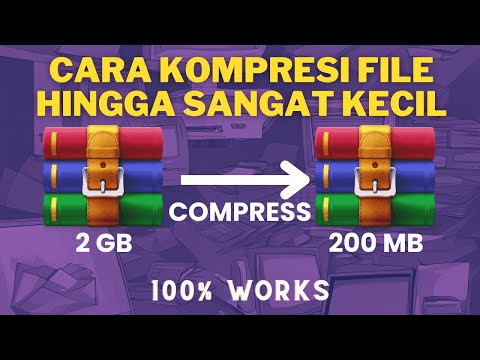 Tutorial Kompres File Ukuran BESAR Menjadi SANGAT KECIL dengan WinRAR 100% WORKS!