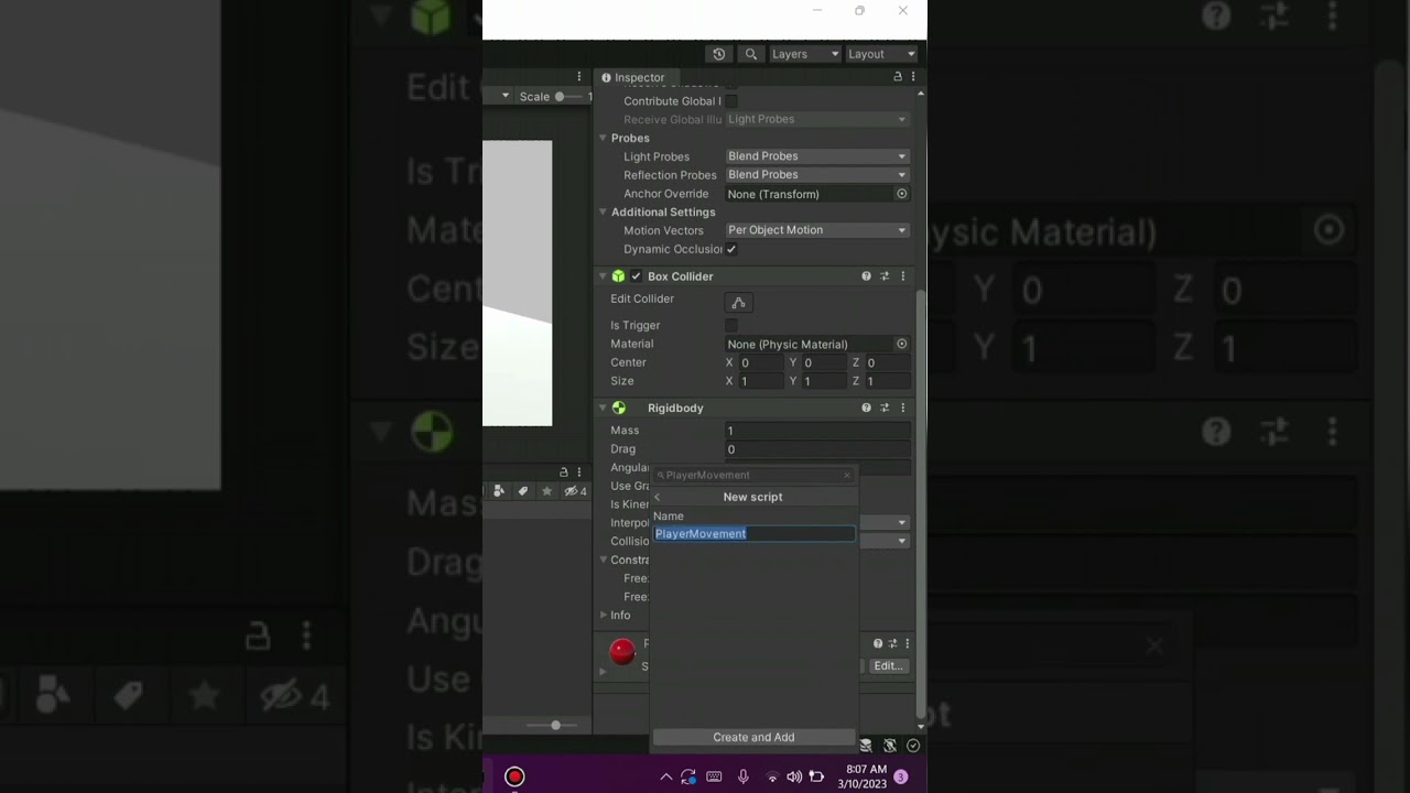 How to create Script in Unity | #codingmachine #information #Unity