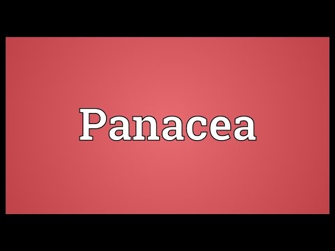 Panacea Meaning