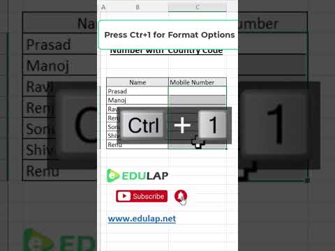 How to Enter Mobile Number with Country code Easily