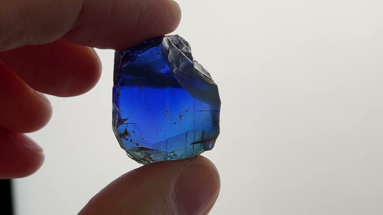 Pleochroism in Tanzanite