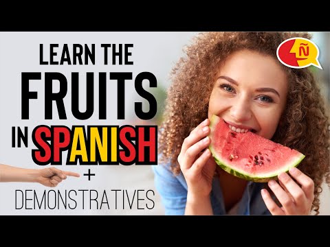 Learn the fruits in Spanish | Basic vocabulary