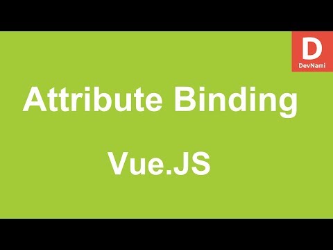 Learn VueJS Attribute Binding - Mind Luster