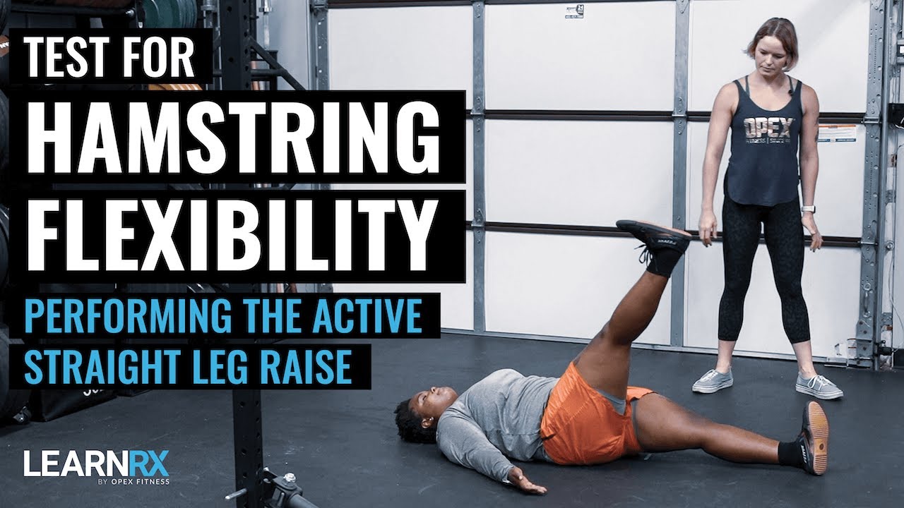 Test for Hamstring Flexibility: Performing the Active Straight Leg Raise