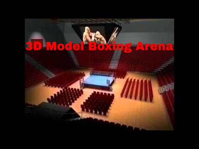 Boxing arena c4d 3D Model - FlatPyramid