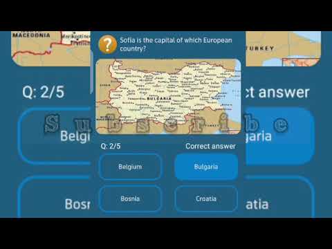 Sofia is the Capital of which European country?