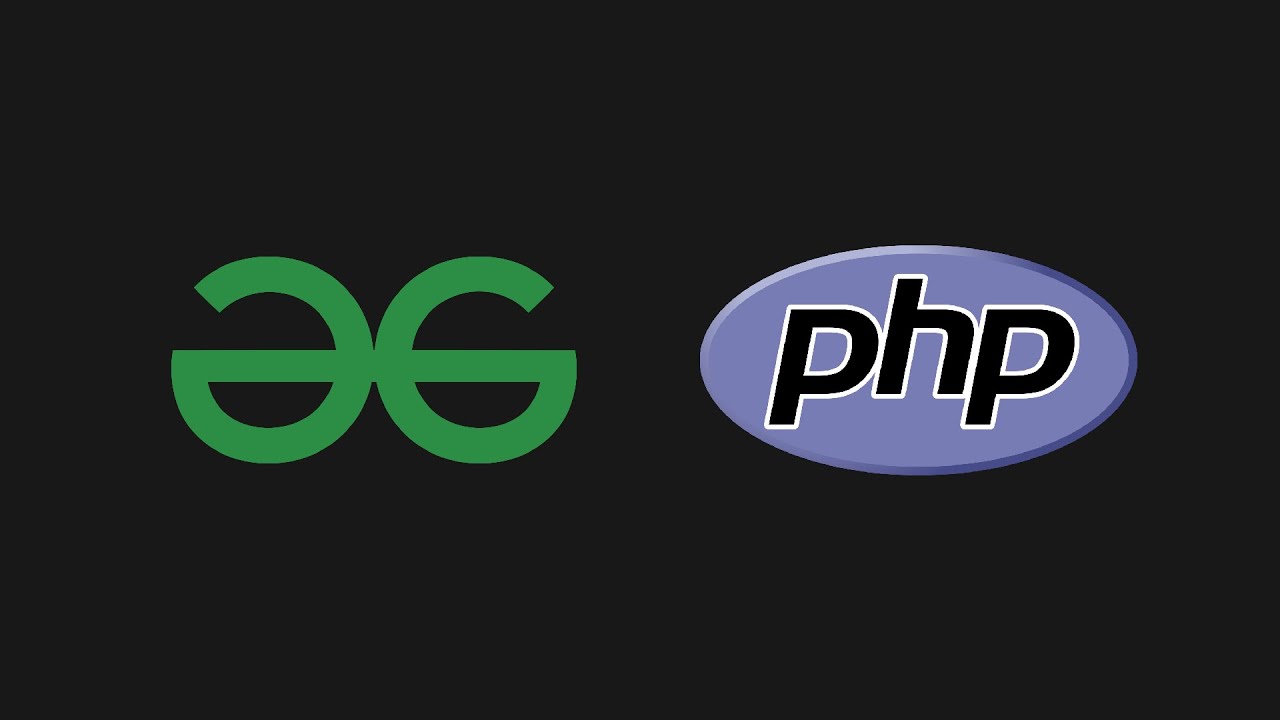 Trying PHP for the first time but I can only use Geeks for Geeks