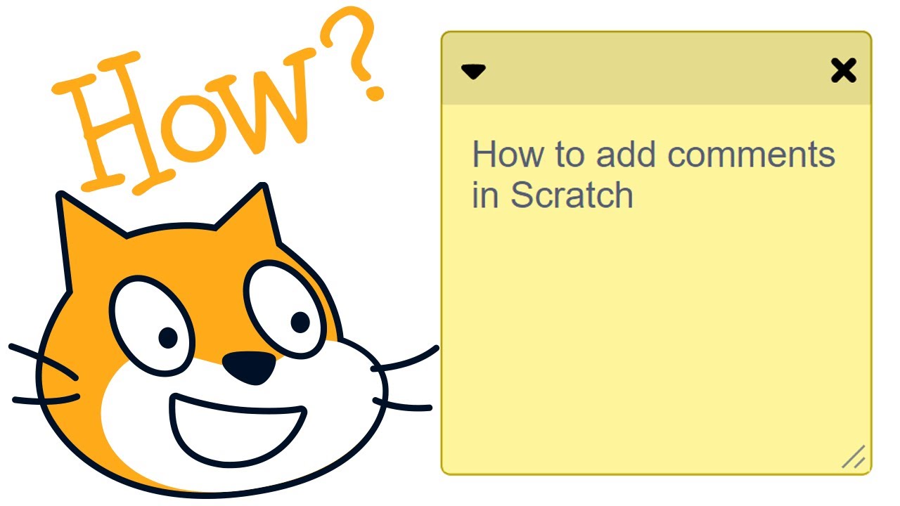 How to add comments in Scratch