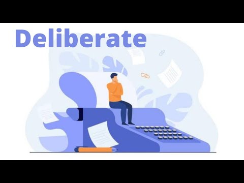 Deliberate English word || Meaning synonyms and antonyms || English wale