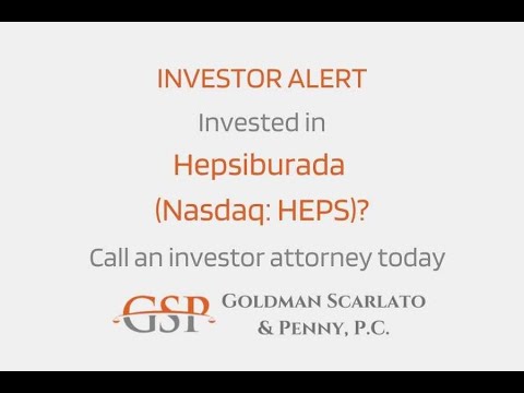 D-MARKET Electronic Services & Trading dba Hepsiburada (Nasdaq: HEPS) Investor Alert