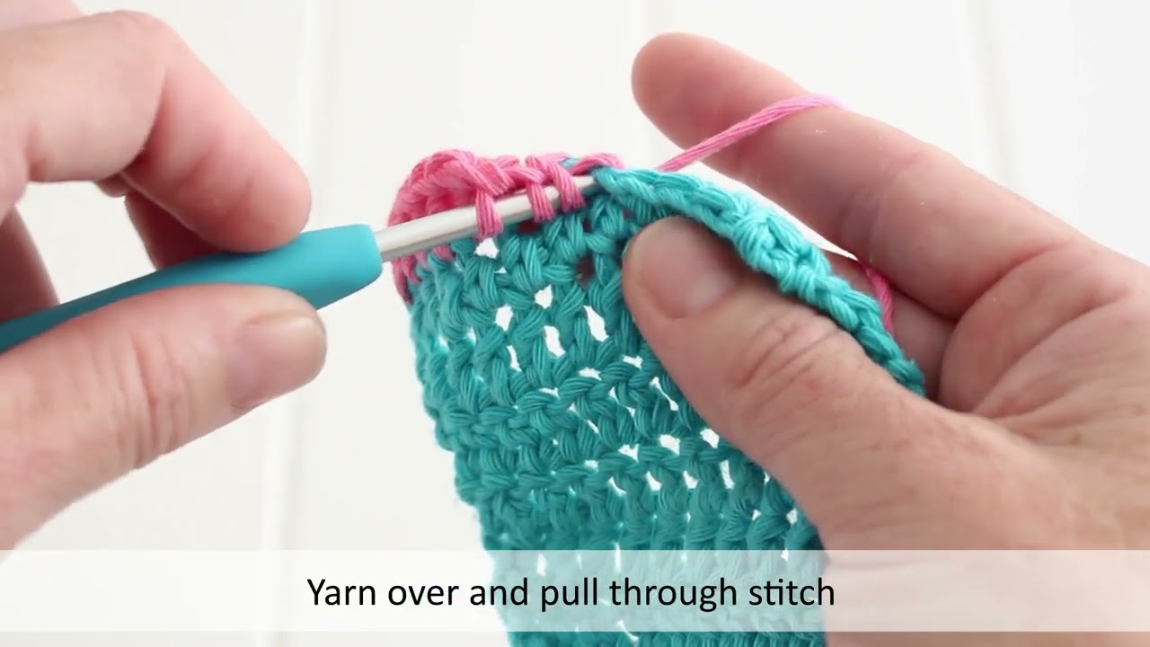 Crochet | Double Crochet Decrease (left handed)