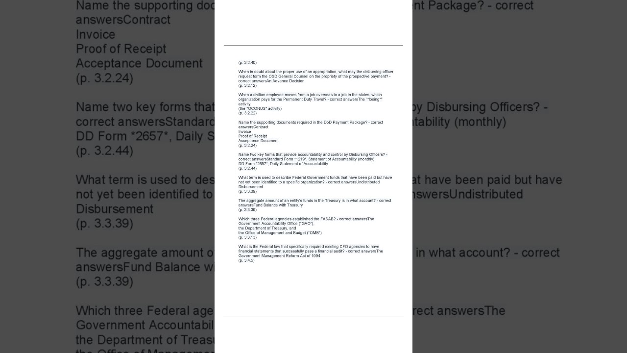 CDFM MODULE 3 QUESTIONS WITH COMPLETE SOLUTIONS 2022/2023