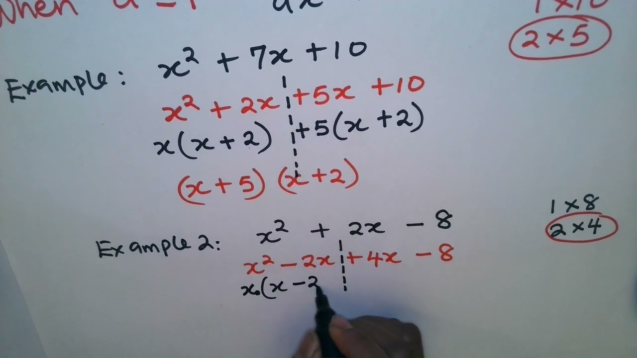 Factorising Quadratics