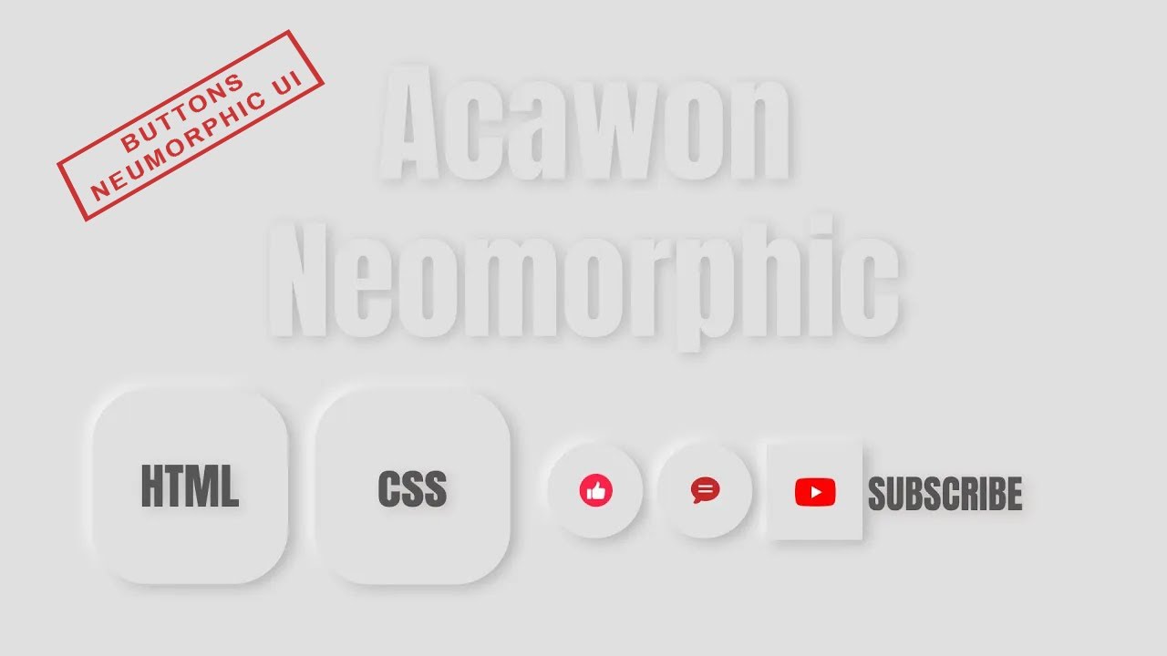 Modern Neumorphic UI: Buttons with Animated Dark Mode Toggle | HTML, CSS & JavaScript