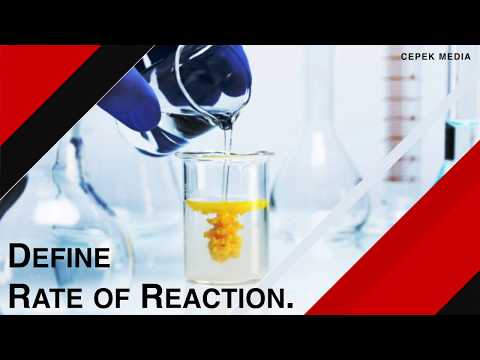 Define Rate of Reaction. | Chemical Kinetics | Physical Chemistry