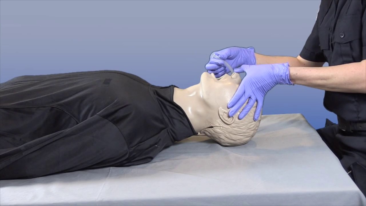 5  Insertion de la canule nasopharyngée