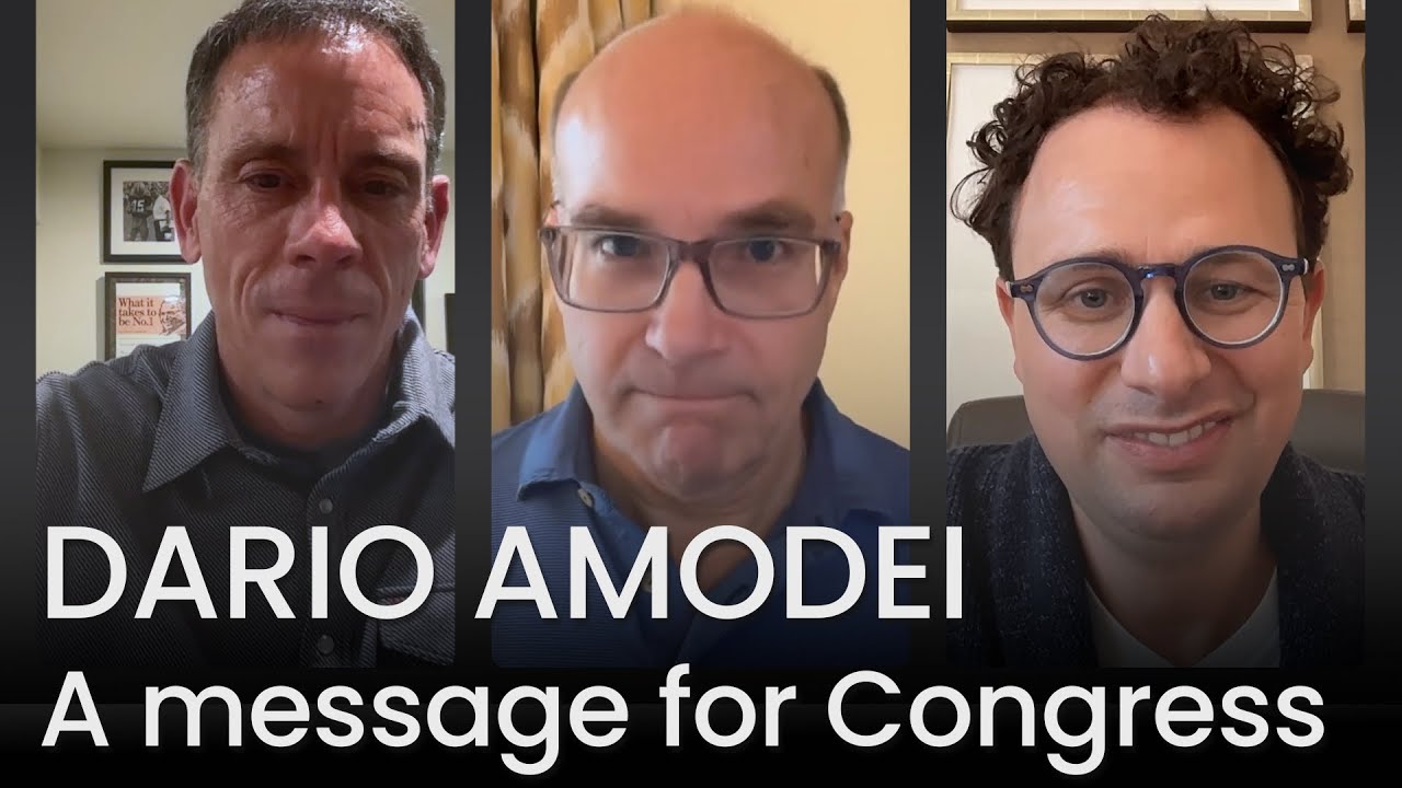 Dario Amodei’s message to Congress on AI