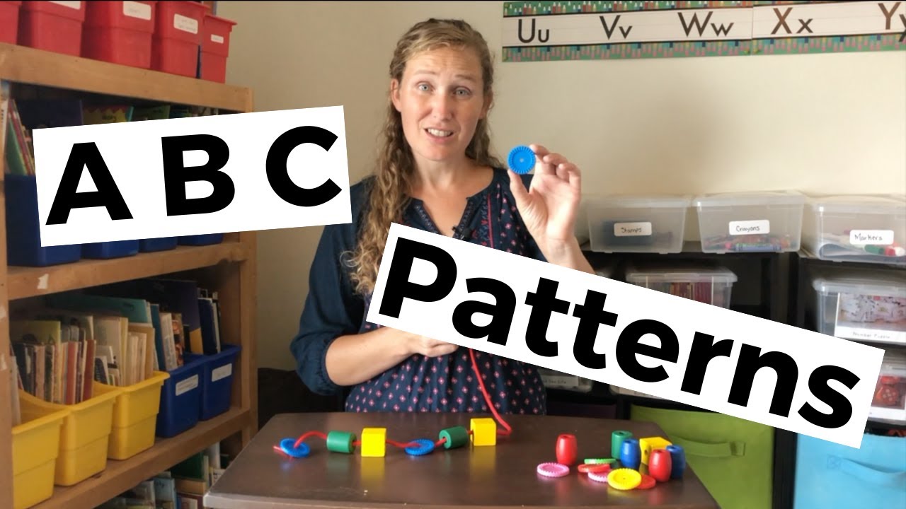ABC Patterns - Color, size, shape, movement, learning fun! - Learn at home
