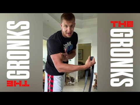 NFL Star Rob Gronkowski Just Shared His Resistance Band Workout