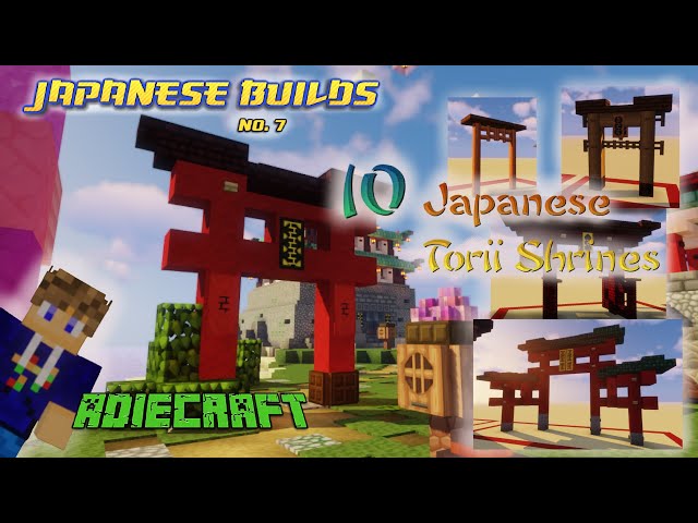 10 Easy Japanese Torii Gate Designs Minecraft Map