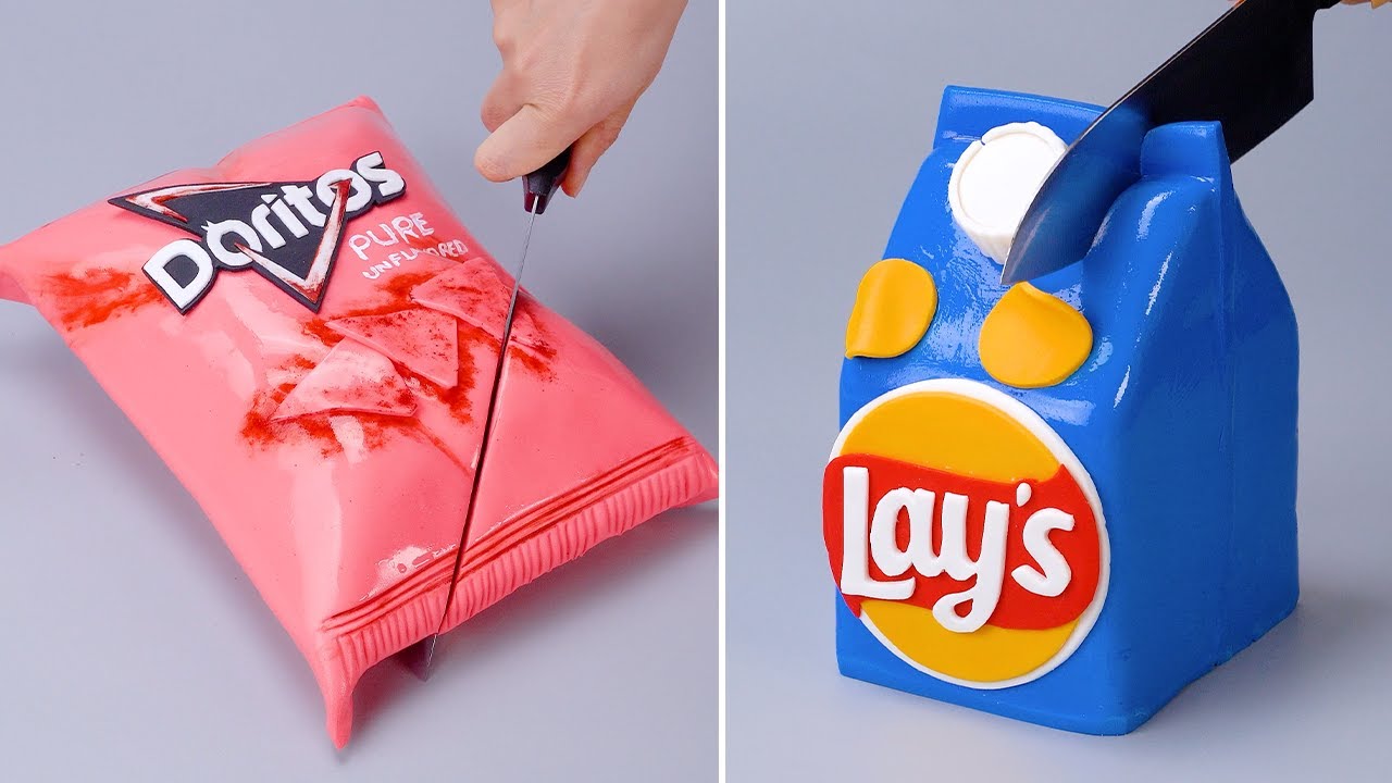 🔥 Most Amazing Doritos & Lay’s Cake Decorating | So Satisfying & Delicious