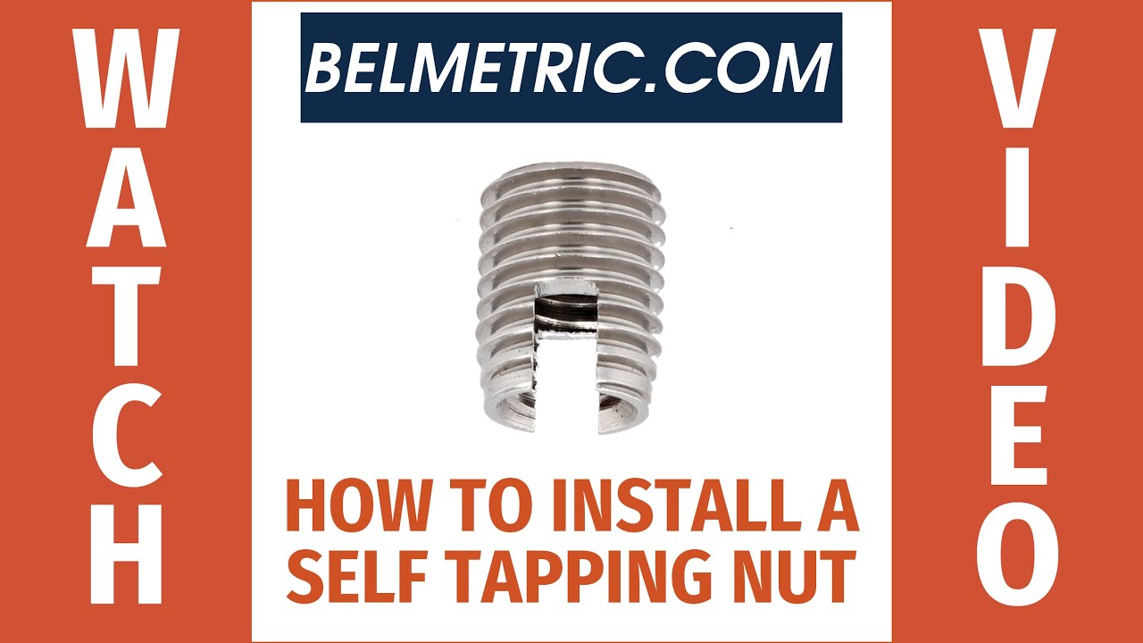 How to Install a Self Tapping Nut Thread Repair Insert
