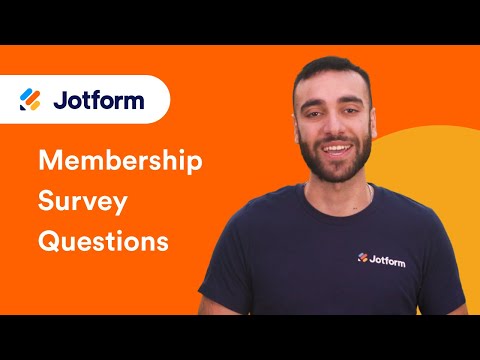 30 questions to ask in your membership survey | The Jotform Blog