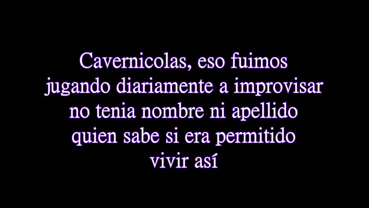 Ricardo Arjona-Cavernicolas (Letra)