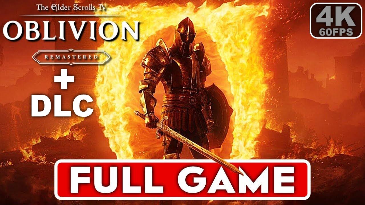 OBLIVION REMASTERED Gameplay Walkthrough FULL GAME [4K 60FPS PC ULTRA] - No Commentary