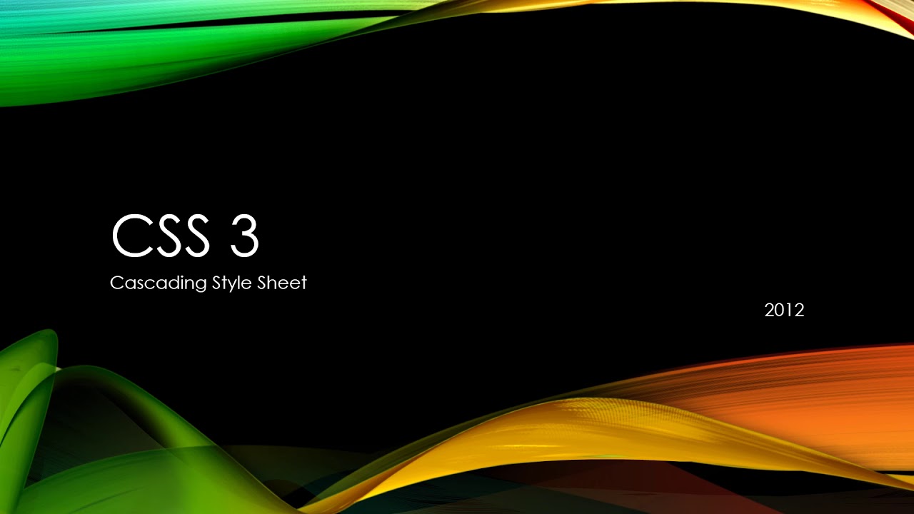 Css and CSS 3 notes in one video