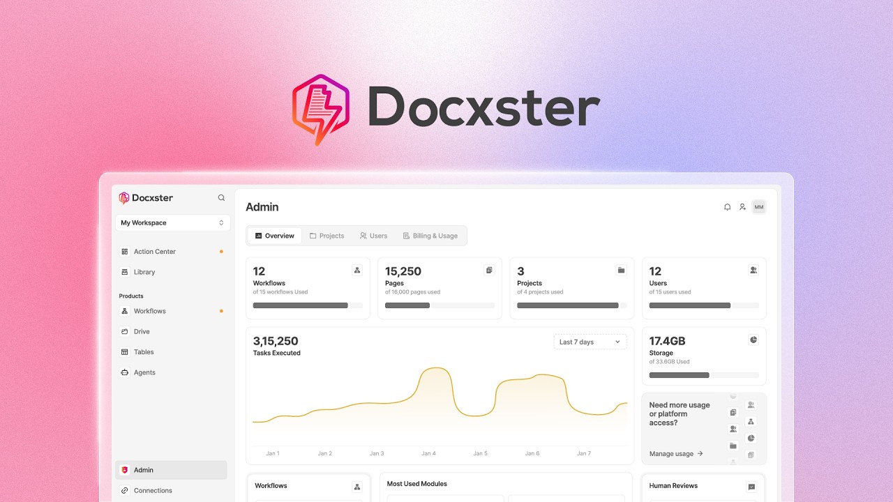 Docxster - Document-First Workflow Builder