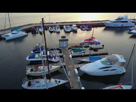 Yacht Works Marina at Sunset