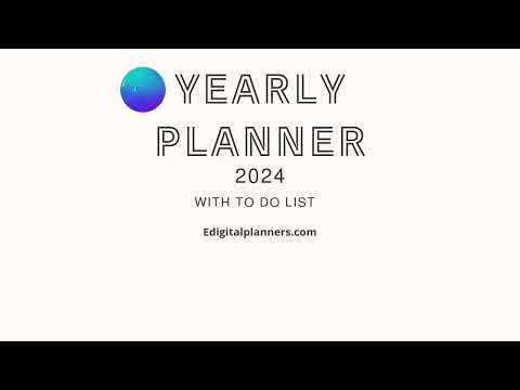 2024 Year Planner Calendar