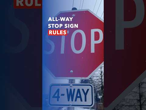 4-Way STOP Sign Rules for Driver's Test