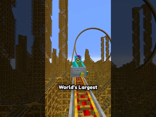 Biggest Minecraft Rollercoaster