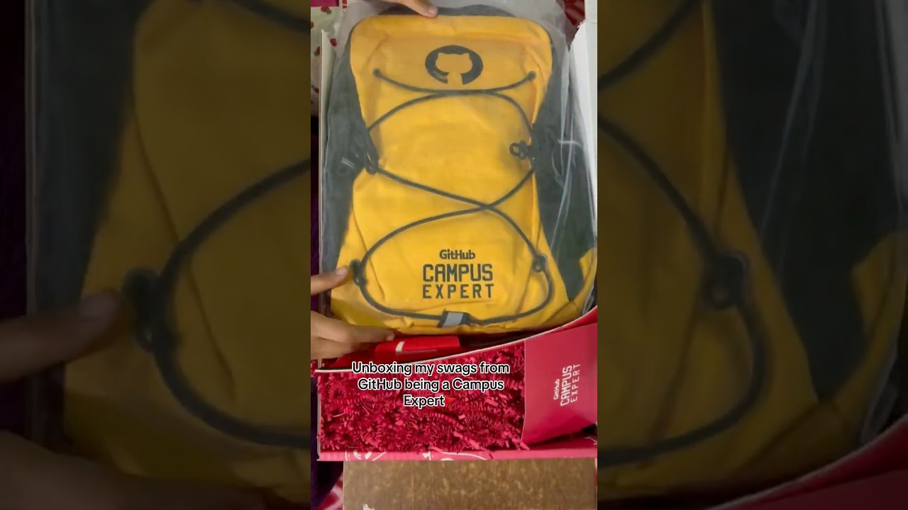 Unboxing video🥳 #fyp #unboxing #github #swags #technology #techie  #engineering