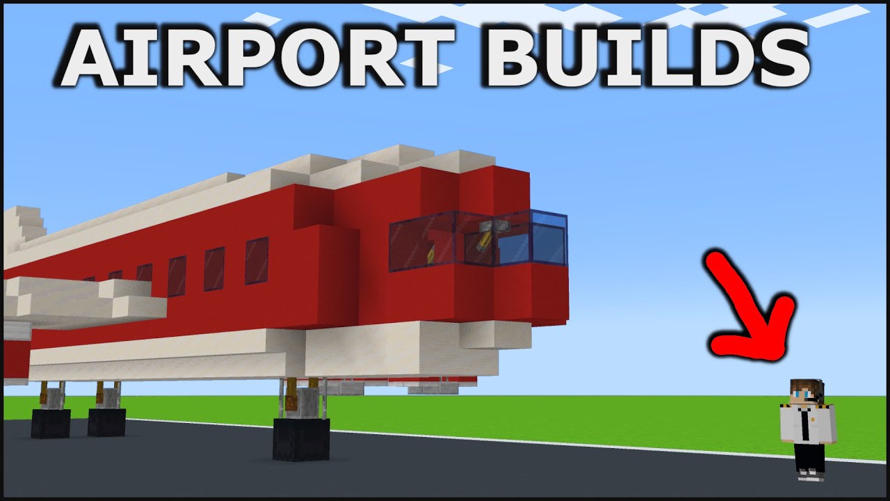 Minecraft: 15+ Airport Build Hacks! - Minecraft Builders