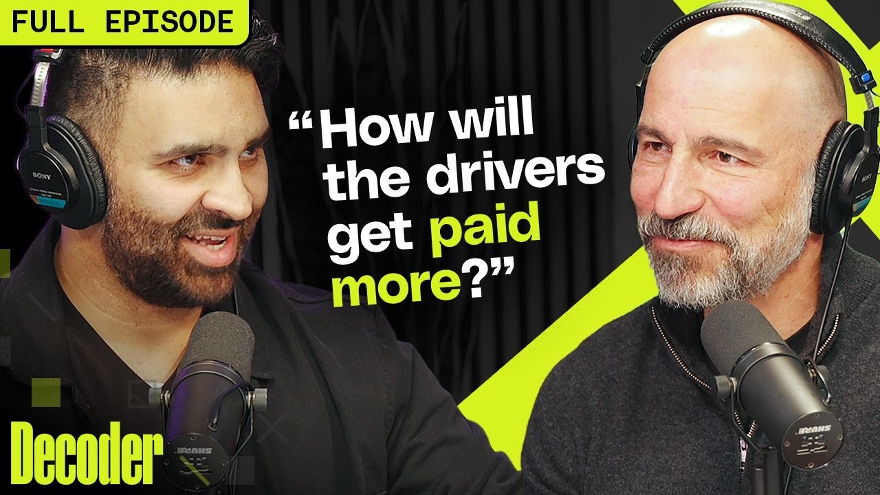 Dara Khosrowshahi on replacing Uber drivers — and himself — with AI | Decoder