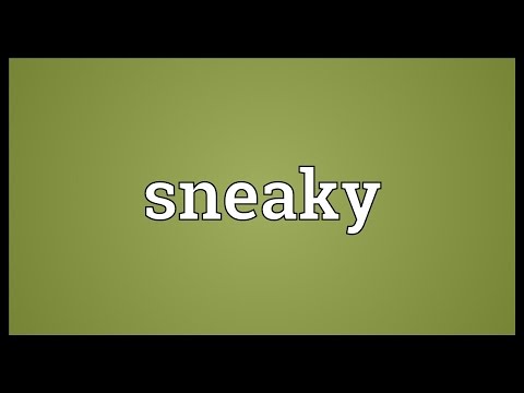 Sneaky Meaning