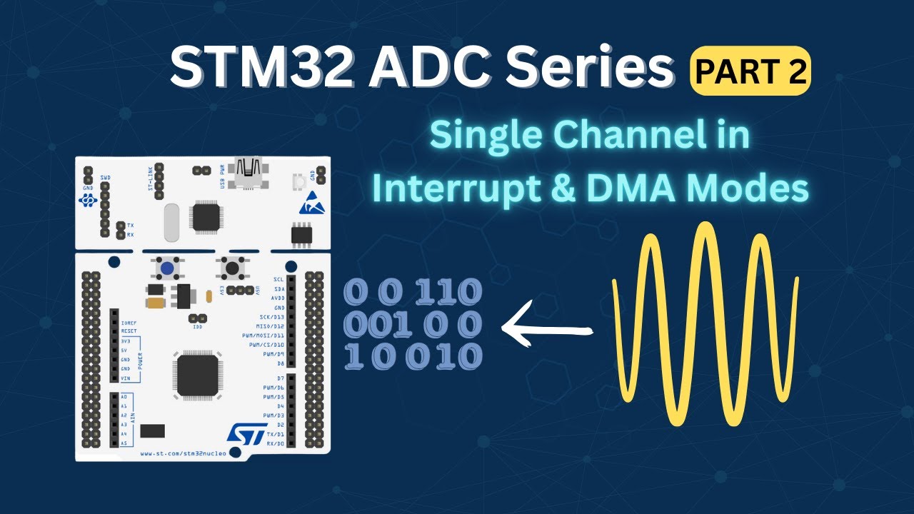 STM32 ADC Tutorial (Part 2): Single Channel in Interrupt & DMA Modes