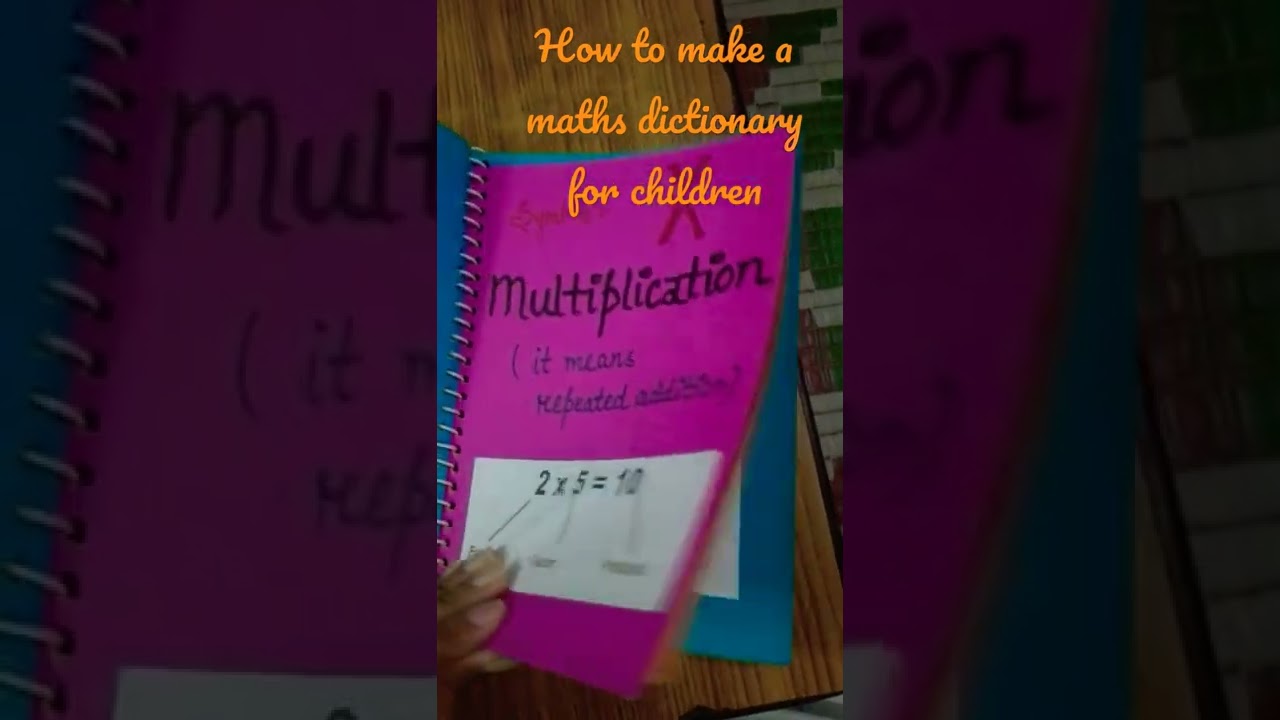 maths dictionary for children
