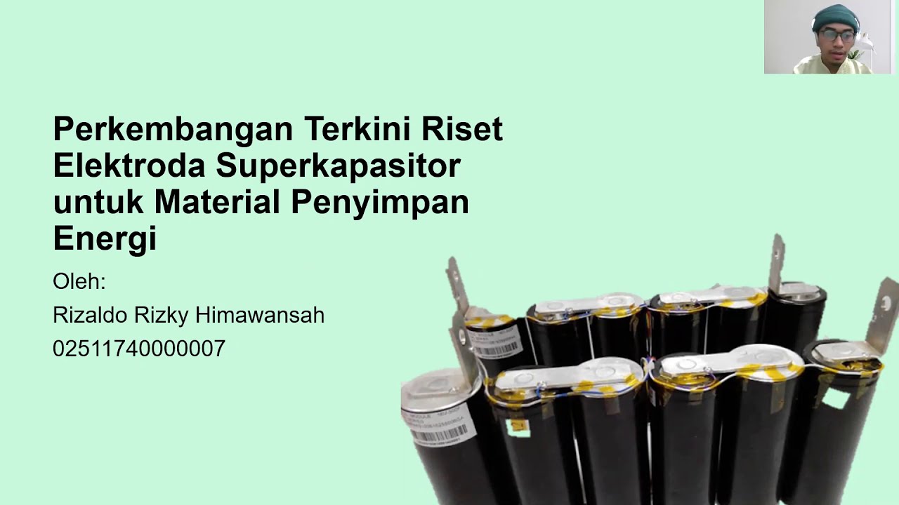 Perkembangan Terkini Riset Elektroda Superkapasitor untuk Material Penyimpan Energi