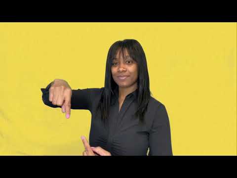 Deaf mute language of sings - how to say Tornado