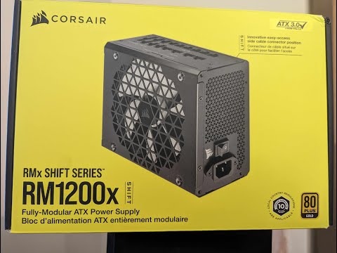 Corsair RM1200x Shift Unboxing || 2023