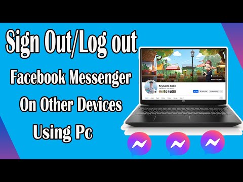 HOW TO LOGOUT or REMOVE ACCOUNT IN FACEBOOK MESSENGER ON ALL DEVICES USING PC 2023