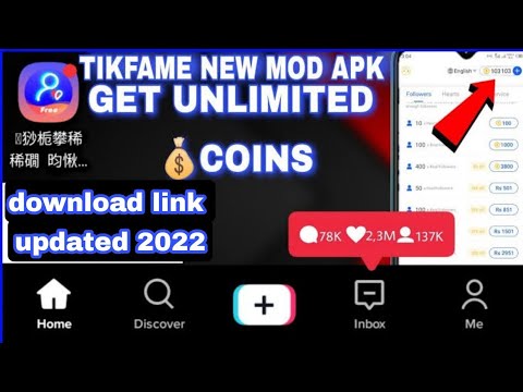 tikfame mod apk 2023 get unlimited coins get 10k followers in day