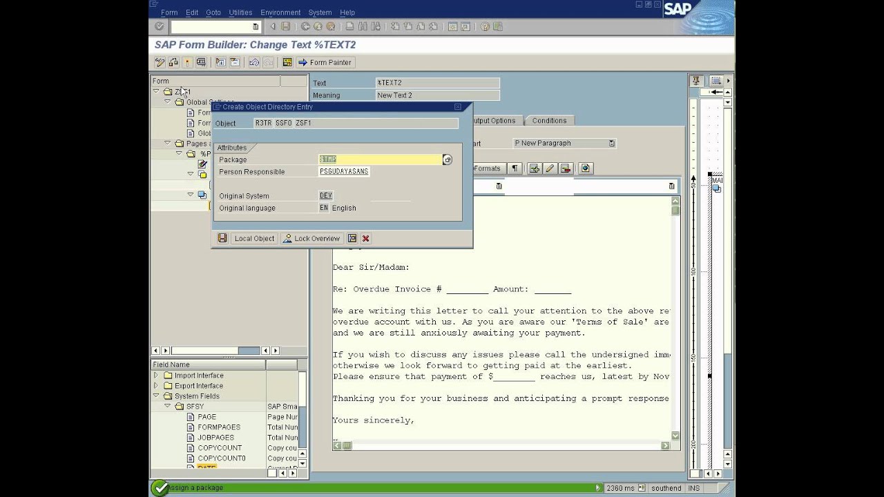 Smartform Basic Demo