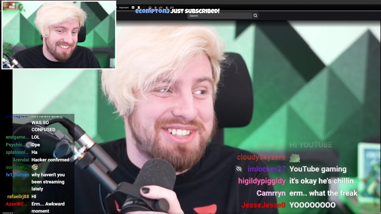 Alpharad went live on the wrong channel