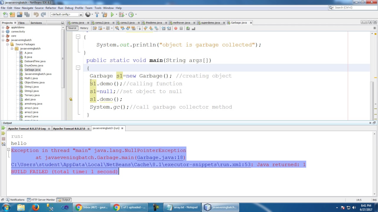 finalize method in java #32
