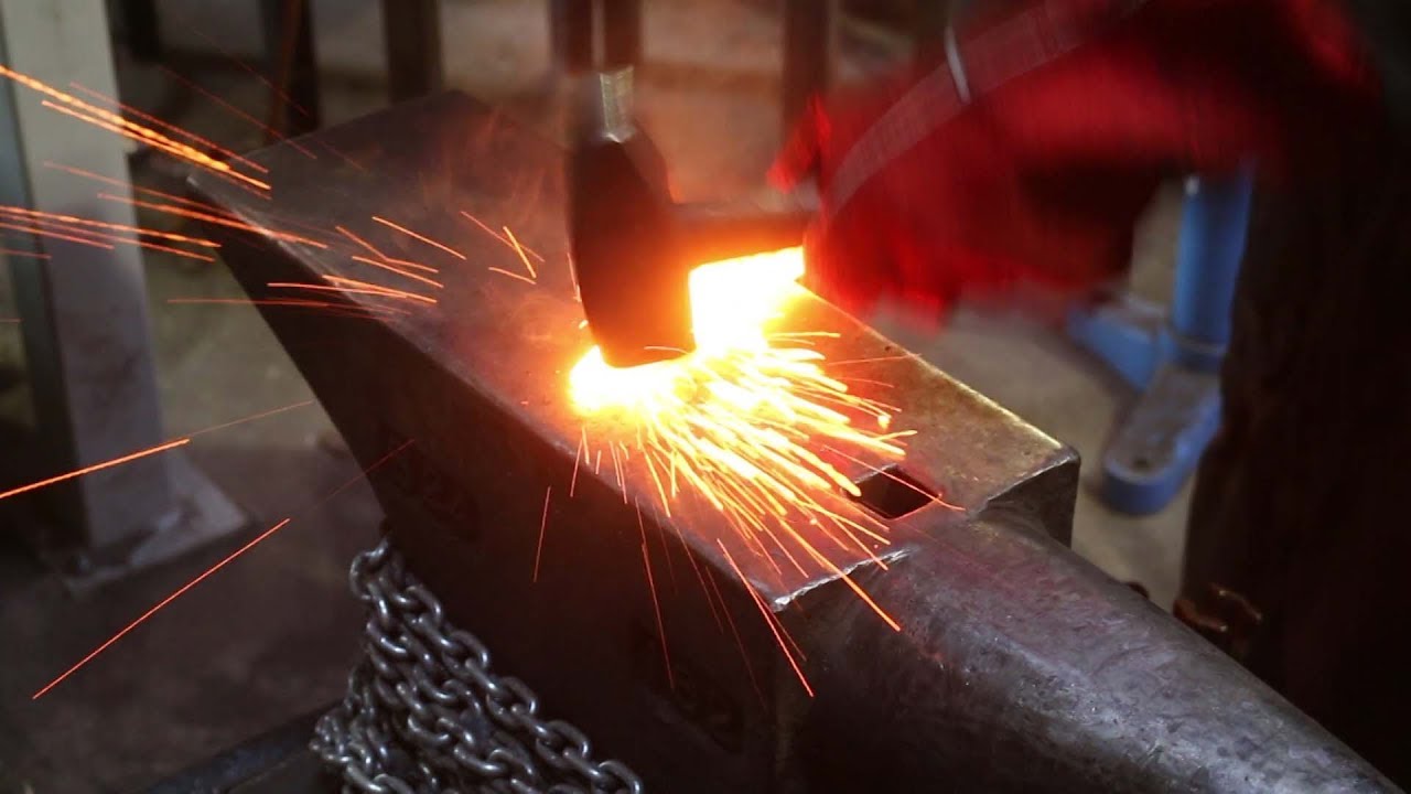 Forging a long sword, part 1, forging the blade.